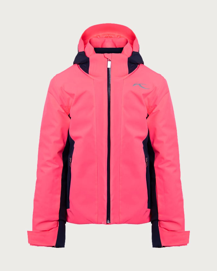 Girls Kjus Downhill Jacket - Cyber Pink