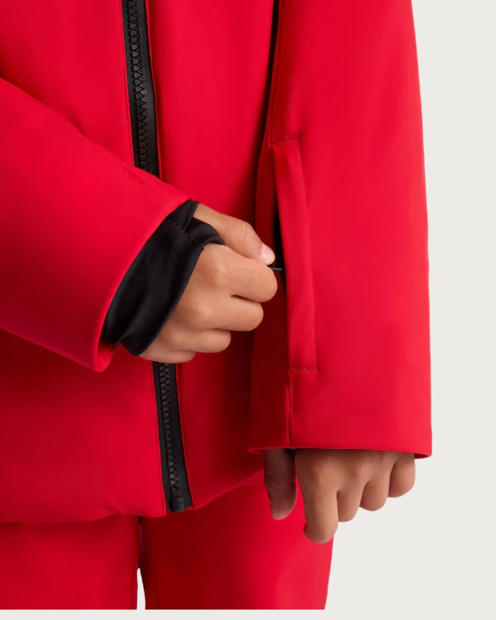 Kids Fusalp Power Jnr Jacket - Red