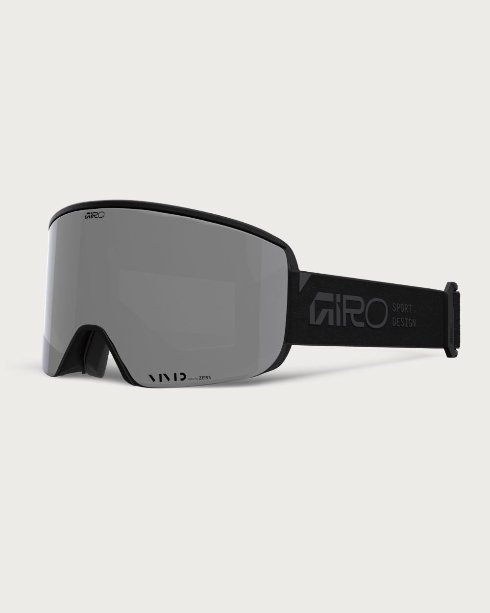 Mens Giro Axis (Medium Fit) Goggles - Stacked Black Vivid Onyx