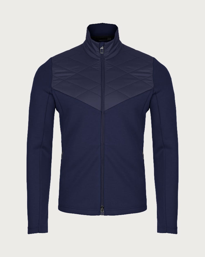 Mens Kjus Formula Midlayer Jacket - Navy