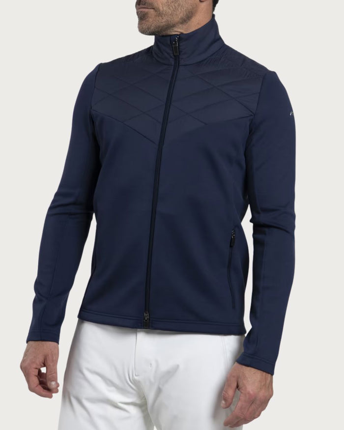 Mens Kjus Formula Midlayer Jacket - Navy