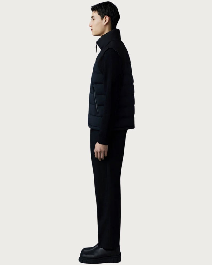 Mens Mackage Bobbie-Z Agile-360 Down Vest - Black