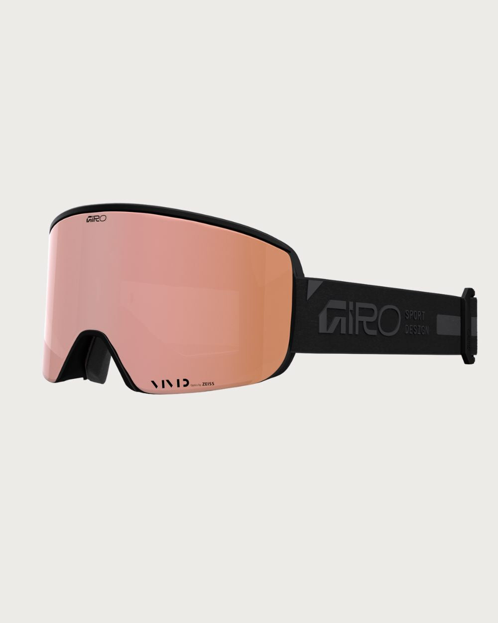 Womens Giro Ella (Asian Fit) Goggles - Rails Black Vivid Rose Gold