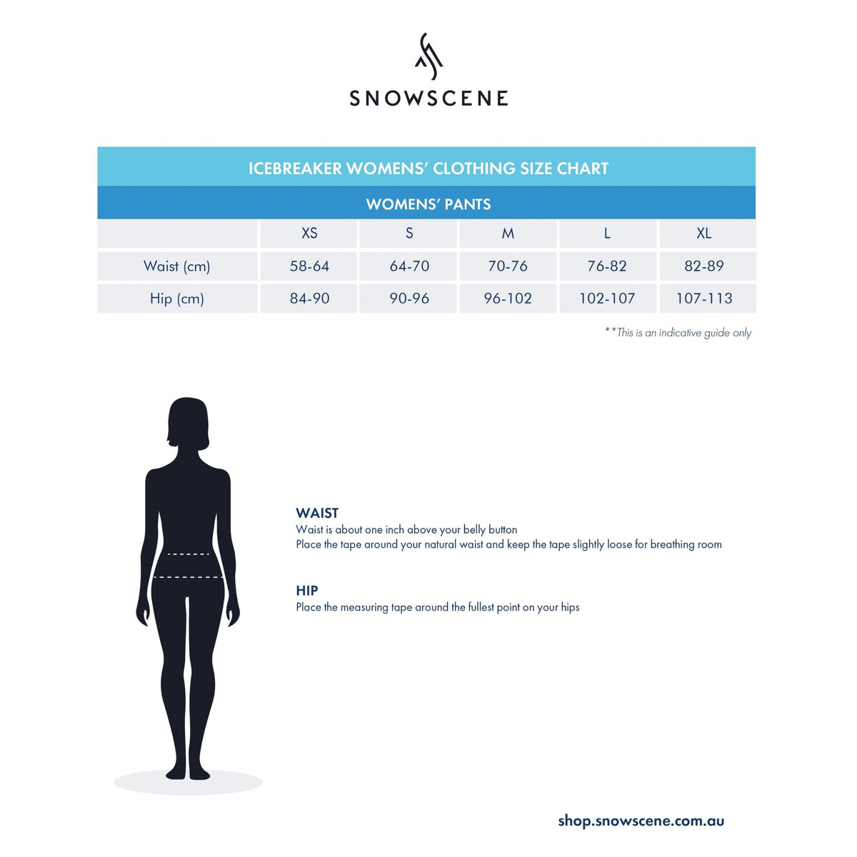 Womens Icebreaker Merino 260 Thermal Tech Leggings - Black - Snowscene